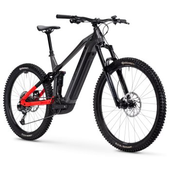 Haibike ALLMTN 4 i800Wh - Electric Mountain Bike - 2025 - silver/red ...