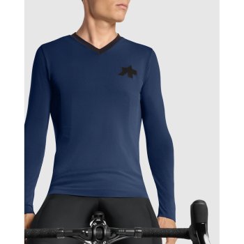 Assos TACTICA Tech T5 Langarmtrikot Herren - stone blue | BIKE24