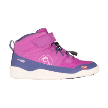 Trollkids Hovden Winter Barefoot Hiker Kids - Mallow Pink/Violet Blue ...