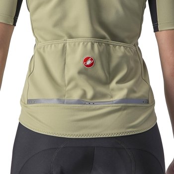 Castelli Gabba RoS 2 Short Sleeve Jacket Women - green tea/chalk 363 ...