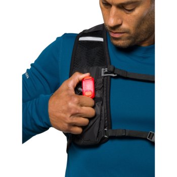 Nathan Sports Strobe Light LED Safety Light Clip - ribbon red | BIKE24