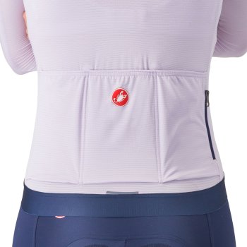 Castelli Espresso Langarmtrikot Damen - purple mist/dark night shade 538