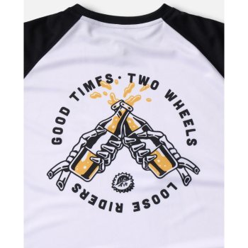 Loose Riders Grip It! Long Sleeve Jersey Men - Good Times White | BIKE24