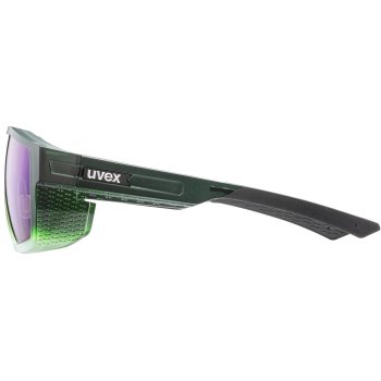 Uvex mtn style CV Bril - green matt fade/colorvision mirror green | BIKE24
