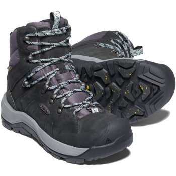 KEEN Revel IV Mid Polar Wandellaarzen Dames - Black/Harbor Gray | BIKE24