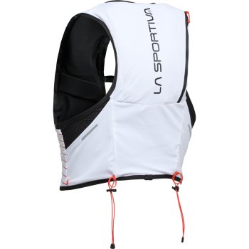 La Sportiva Ultra Trail Running Vest 10L - White/Cherry Tomato | BIKE24