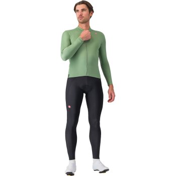 Castelli Espresso Thermal Jersey Men - green pepper/deep green 354 | BIKE24