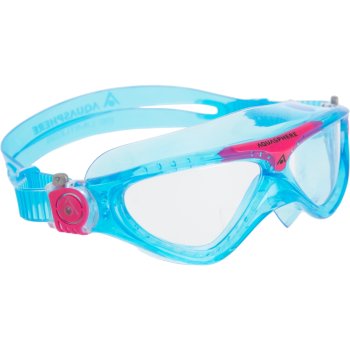 AQUASPHERE Vista Junior Kids Swim Goggles - Clear - Turquoise/Pink | BIKE24
