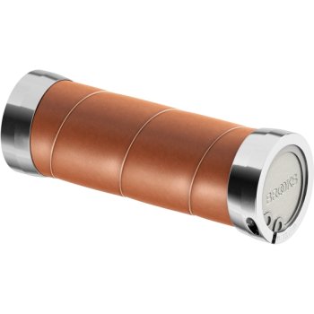 Brooks Slender Leather Grips for Twist Shifter - 100/100mm - honey | BIKE24