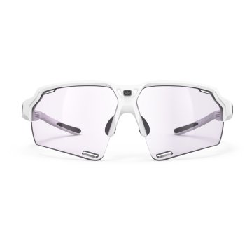 Rudy Project Deltabeat Glasses - Photochromic Lens - White Gloss/ImpactX 2 Laser Purple
