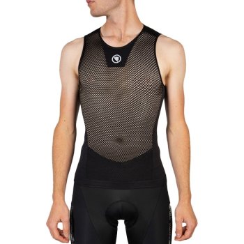Endura Fishnet II Sleeveless Base Layer Men - black | BIKE24