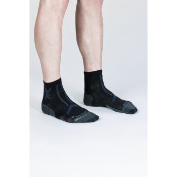 X-Socks Trail Run Discover Ankle Socks Men - black/charcoal | BIKE24