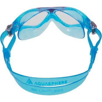 AQUASPHERE Vista Junior Kids Swim Goggles - Clear - Turquoise/Pink | BIKE24