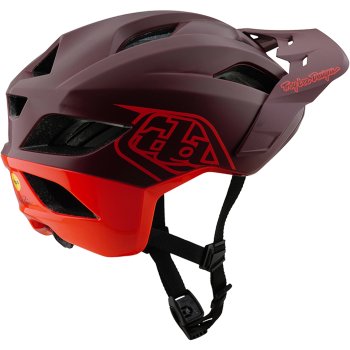 Troy Lee Designs Flowline SE MIPS Helm - Badge Maroon | BIKE24