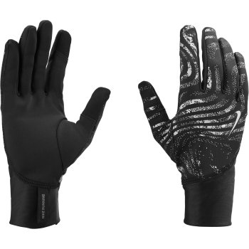 Nike Pacer Midweight RG Reflective Running Gloves Men - black/black ...