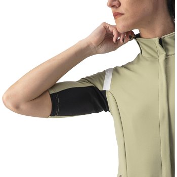 Castelli Gabba RoS 2 Short Sleeve Jacket Women - green tea/chalk 363 ...