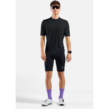 Odlo Essentials Half-Zip Cycling Jersey Men - black | BIKE24