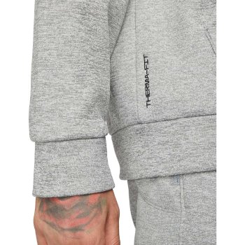 Nike Thermo-FIT Full-Zip Fitness Hoodie Men - dark grey heather ...