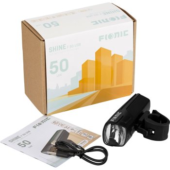 FIONIC Shine F 50 USB C Front Light | BIKE24