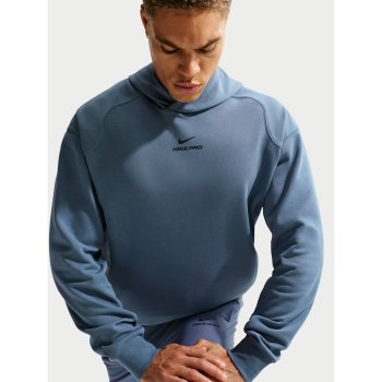 Nike Pro Mid-Layer Training-Hoodie Men - diffused blue/black IB4272-491 ...