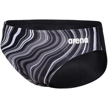 arena Marbled Swim Briefs Men - Black-Black Multi | BIKE24