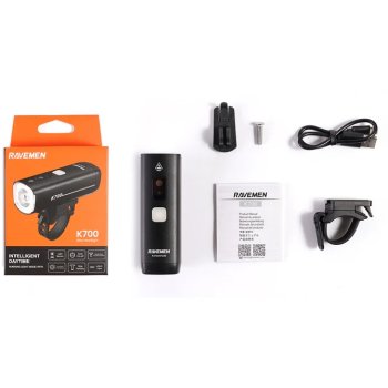 Ravemen Lumière Avant Vélo - K700 - Noir - BIKE24