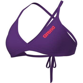 arena Bikini pezzo Sopra Donna - Performance Solid Team - Plum-Bright Coral