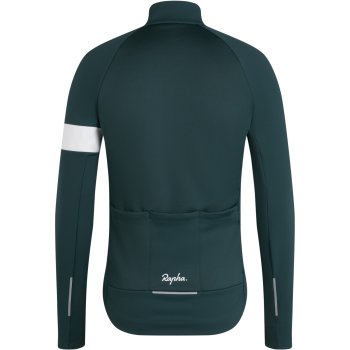 Rapha Core Winter Jacket Men - forest green/white | BIKE24