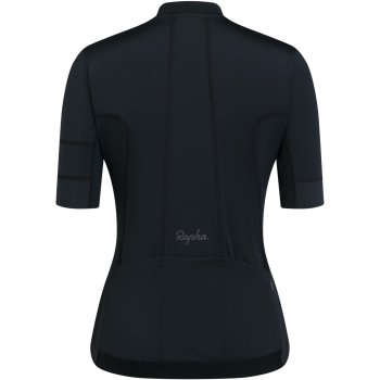 Rapha Kurzarmtrikot Damen - schwarz/grau | BIKE24