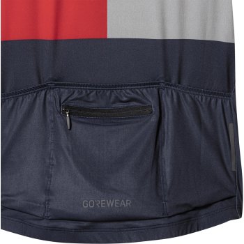 GOREWEAR Swiftride Block Short Sleeve Jersey Men - lab graphite / lab ...