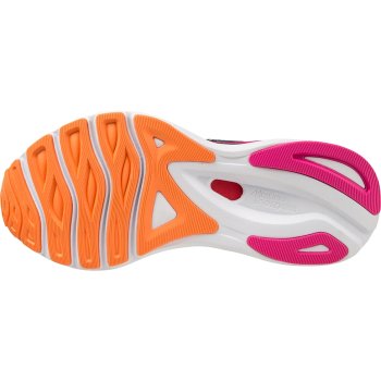 Mizuno Wave Sky 6 Laufschuhe Damen Iron Gate Nimbus Cloud Magnificent Magenta