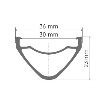 DT Swiss FR 571 Felge - 27.5" | Clincher | Disc - schwarz | BIKE24