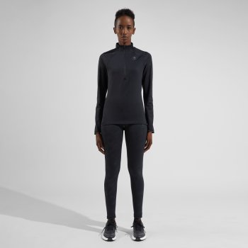 Odlo Zeroweight Print Reflective Tights Women - black | BIKE24