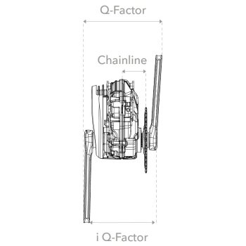 Rotor eKAPIC Crank Arms - eMTB | ISIS - for Bosch Gen4 (QF 171 mm) - black