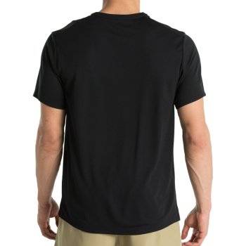 Nike Dri-FIT UV Miler Short-Sleeve Running Top Men - black/reflective ...