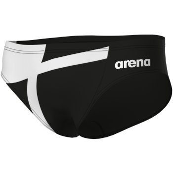 arena Performance Diamond Swim Briefs Men - Black/White | BIKE24