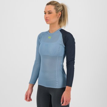 Karpos Dinamico Octa Jersey Long Sleeve Women - midnight/vulcan | BIKE24