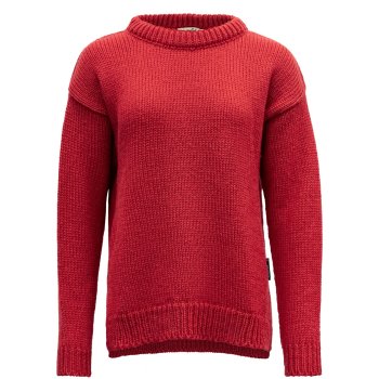 Devold Nansen Wool Sweater Women - 207 Hindberry | BIKE24