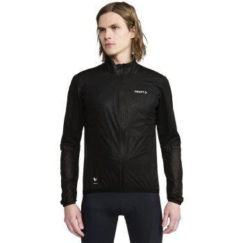 CRAFT Chaqueta impermeable de Ciclismo Hombre - Pro Nano Hydro - Negro ...