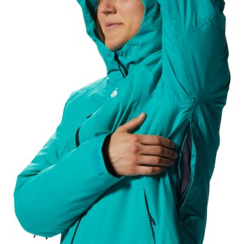 Mountain Hardwear Stretch Ozonic Insulated Jacket Women - synth green ...