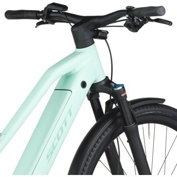 SCOTT PASSAGE 10 Belt Slope - Electric City Bike - 2026 - mint green ...