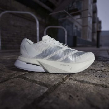 adidas Adizero Boston 13 Running Shoes Women - cloud white/metal silver ...
