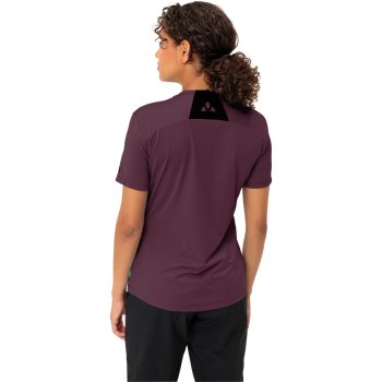 Vaude Qimsa Logo Shirt Women - cassis | BIKE24