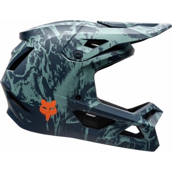 FOX Rampage Image Print Full Face Helmet - arctic blue | BIKE24