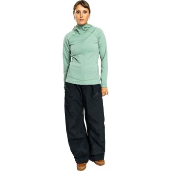 Ulvang Alltime Bridge Hoodie Full Zip Midlayer Jacket Women - Granite Green