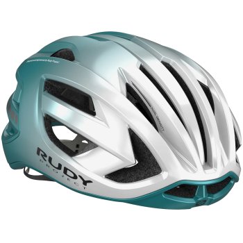 Rudy Project Egos Helmet - Pearl/Emerald Metal - Matte | BIKE24