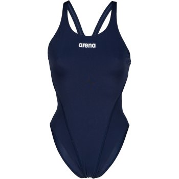 arena Performance Solid Team Swim Tech Swimsuit Women - Navy/White | BIKE24