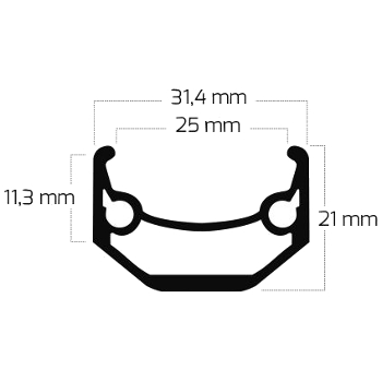 Ryde Andra 40 24" Rim | BIKE24