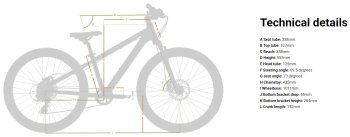 Eightshot COADY 275 SL DISC - Mtb per bambini da 27,5" - 2026 - sand