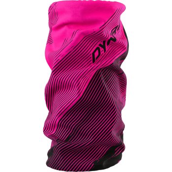 Dynafit Logo Halstuch - Pink Glo Striped | BIKE24